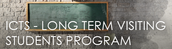 Long Term Visiting Students Program | ICTS