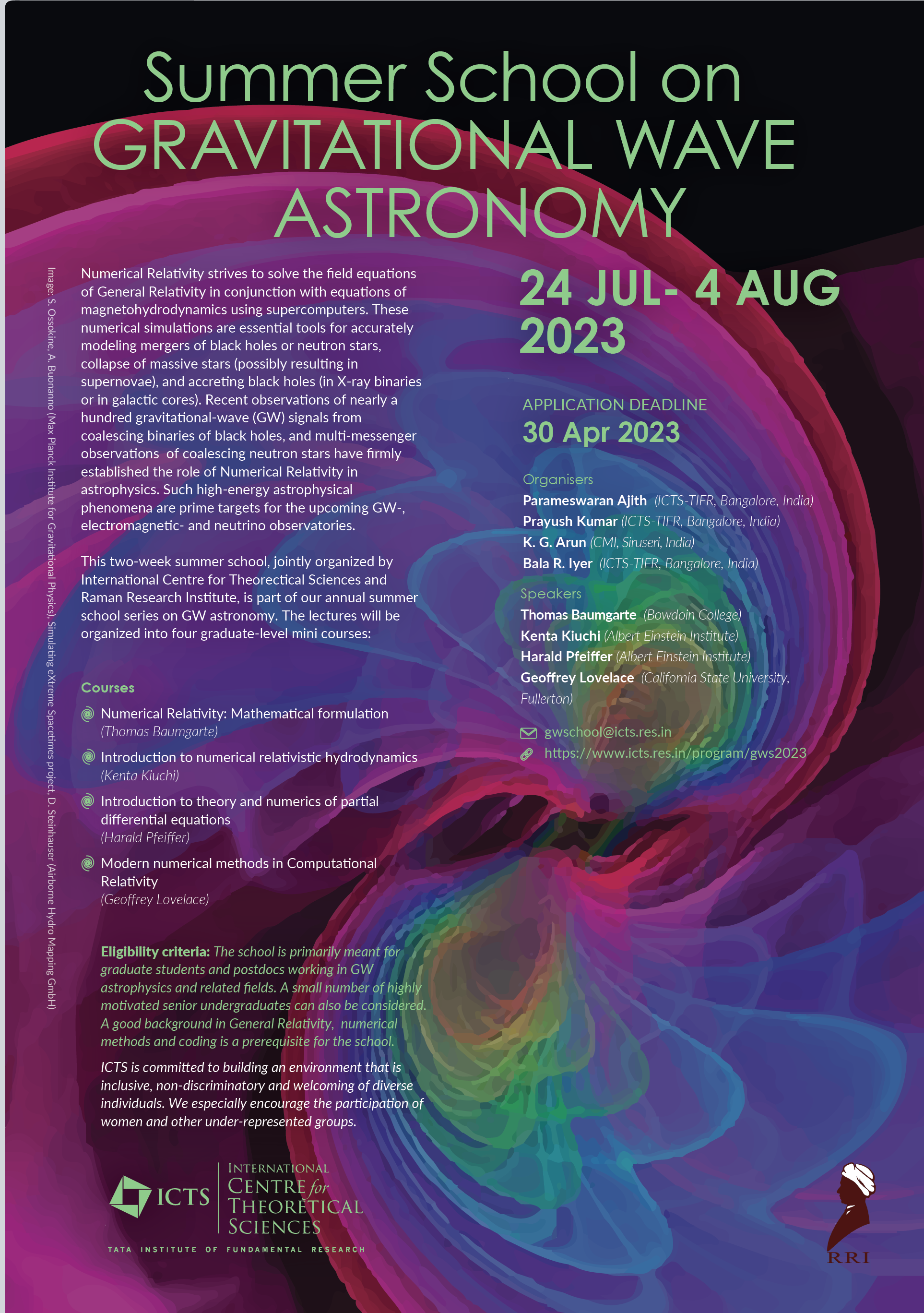 Summer School on Gravitational-Wave Astronomy | ICTS