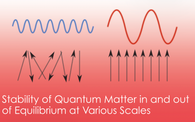 Stability of Quantum Matter in and out of Equilibrium at Various Scales ...